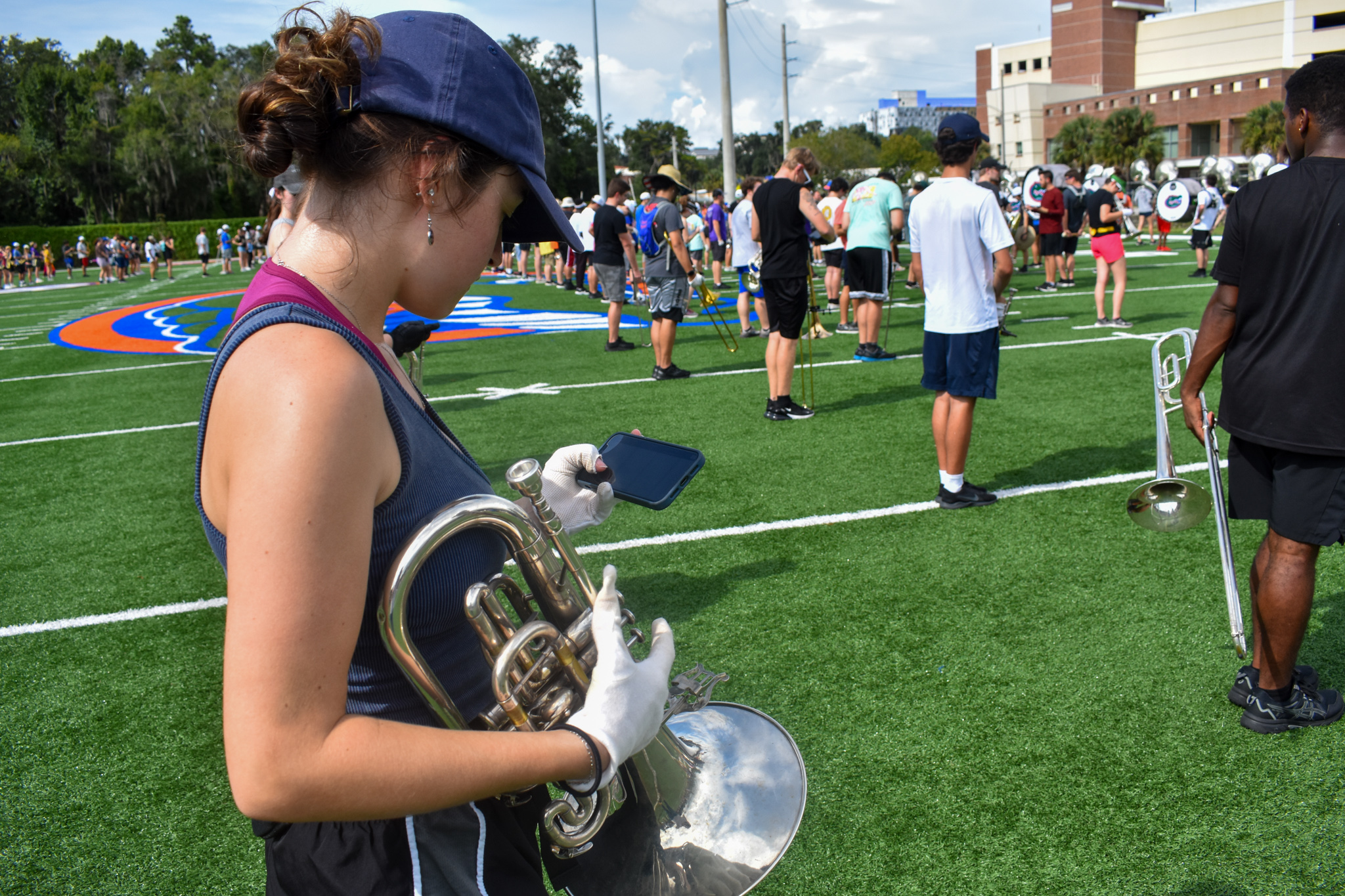 Behind the scenes: How the UF marching band takes the fieldNews ...